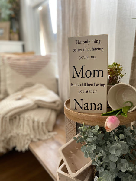 CS-6544 - Their Nana Box Sign – Collins Painting & Design